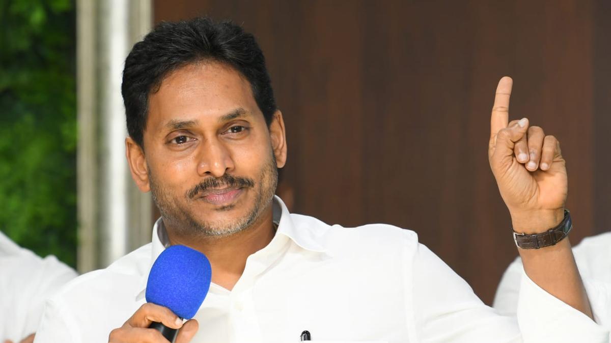 Government failed to ensure MSP for key crops, alleges Jagan - The Hindu